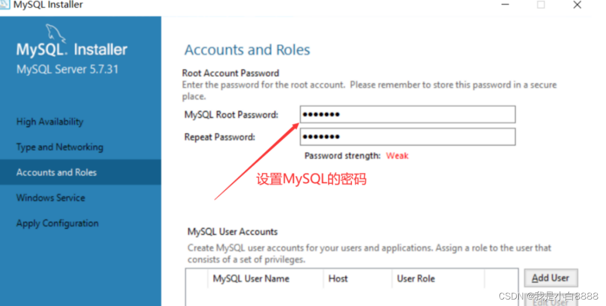 安装MySQL最后所遇到的问题：Starting the sever 和Creating user accounts安装失败_creating ...