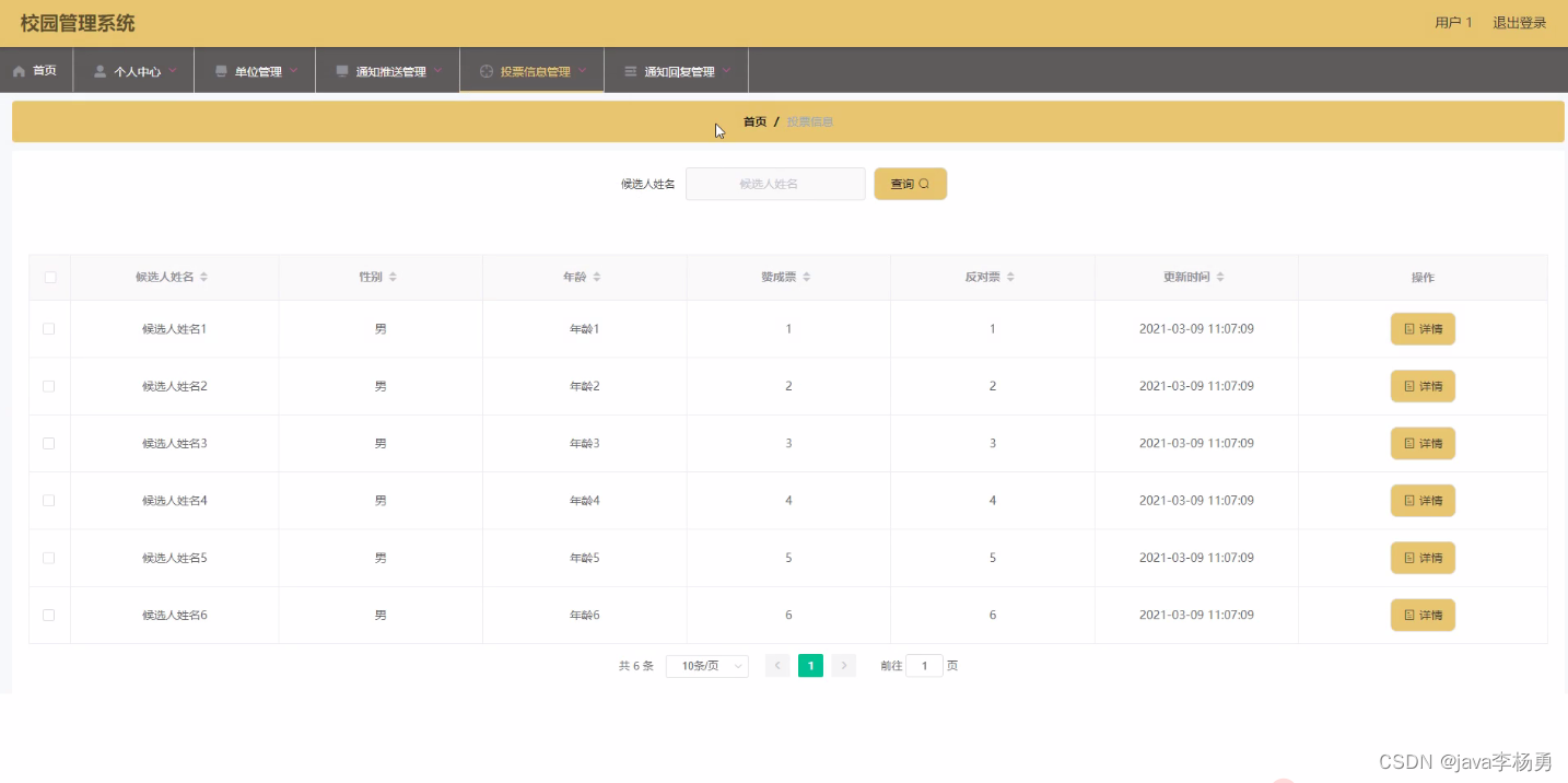 基于javaspringbootvue前后端分离校园管理系统详细设计和实现 Csdn博客