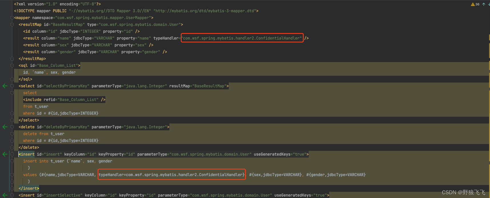 Mybatis的 BaseTypeHandler_mybatis basetypehandler-CSDN博客
