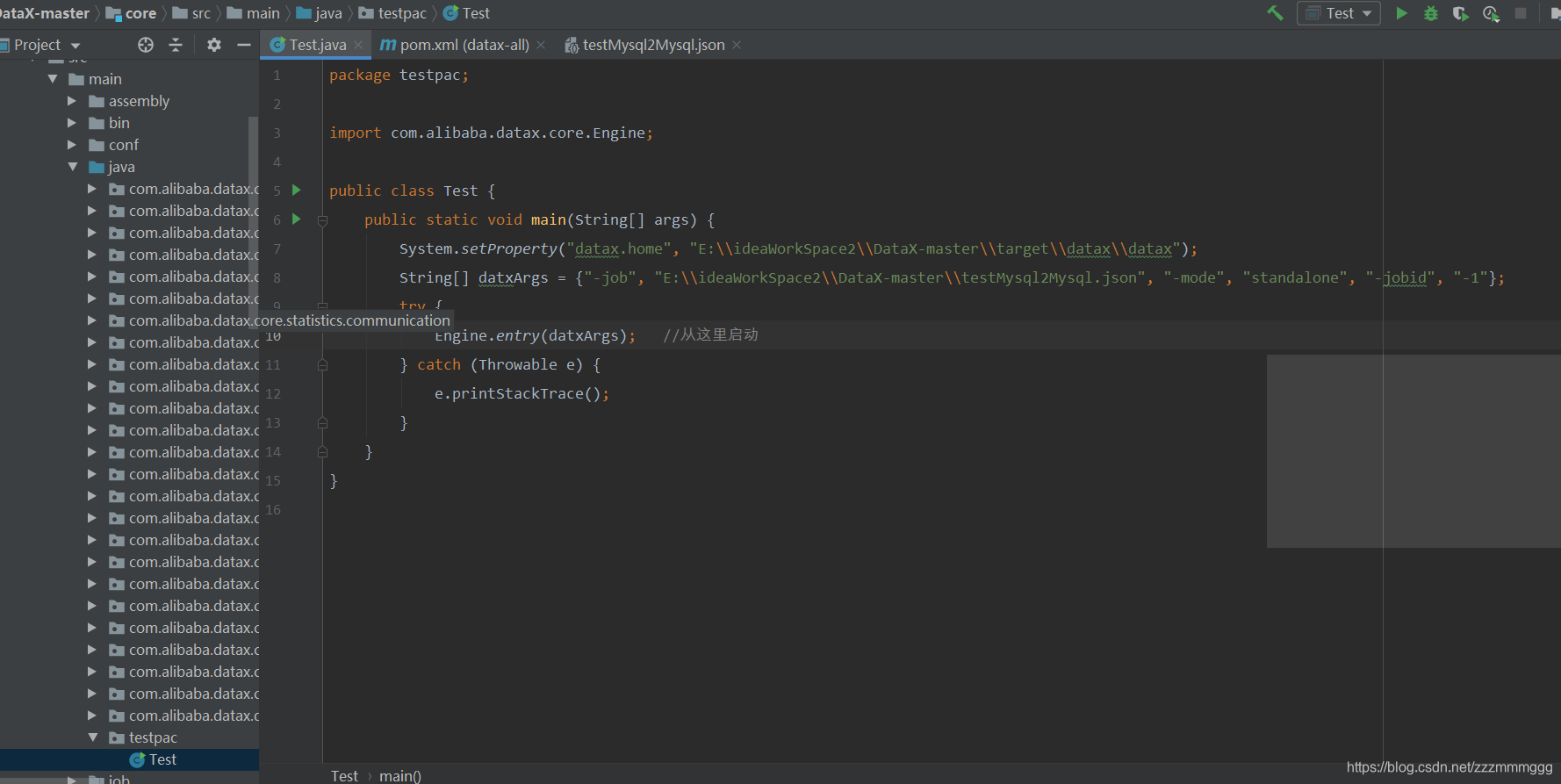 idea自测(debug)datax插件_datax去掉不用的依赖插件-CSDN博客