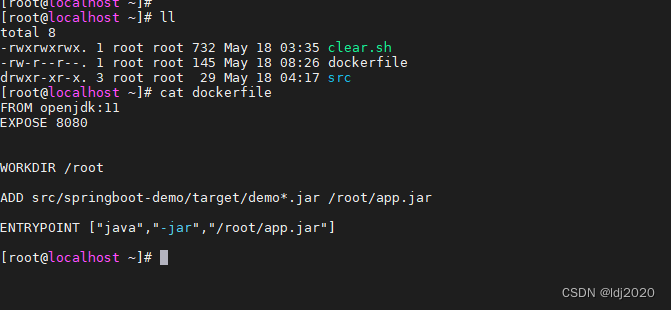 docker 构建镜像_dockerfile jdk11-CSDN博客
