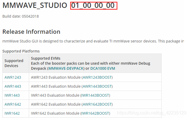 TI毫米波雷达开发中软件版本的说明_gui composer runtime-CSDN博客