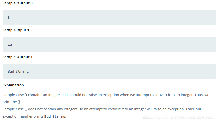 Day 16: Exceptions - String to Integer_std string to integer no exception-CSDN博客