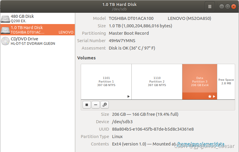 Ubuntu18.04使用Disks挂载硬盘_工具及杂项-CSDN专栏