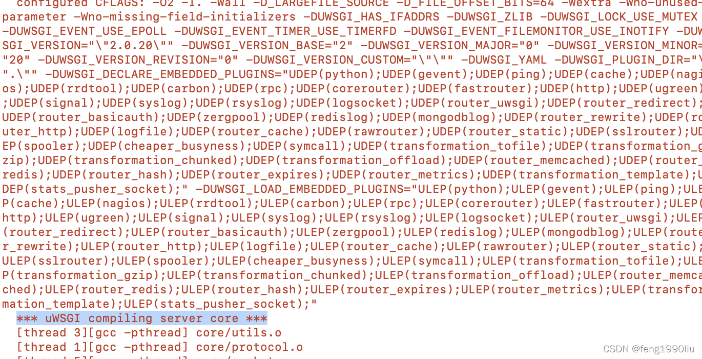 uWSGI compiling server core ***-CSDN博客