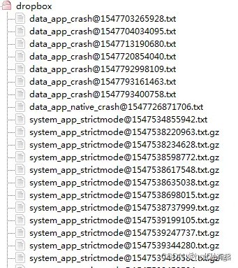 Android 系统全局Bug日志监听_android dropbox有哪些日志-CSDN博客