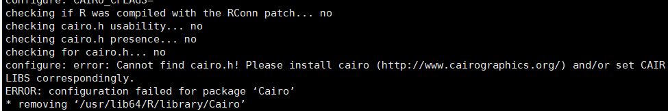 R包Cairo安装_configuration failed for package cairo-CSDN博客