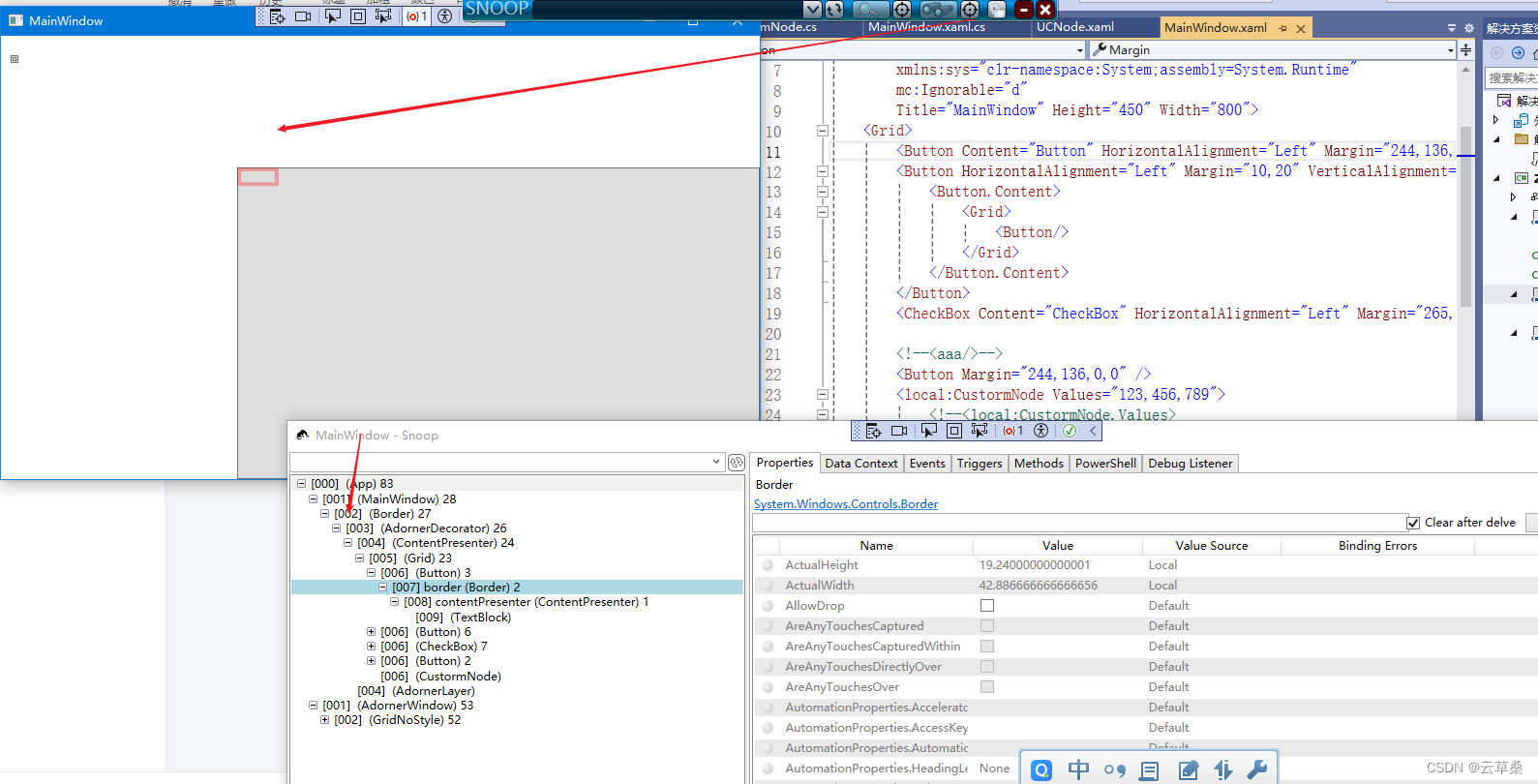 WPF UI交互专题 界面结构化处理 查看分析工具Snoopy 逻辑树与视觉树 平面图像 平面图形 几何图形 弧线 01_wpf snoopy-CSDN博客