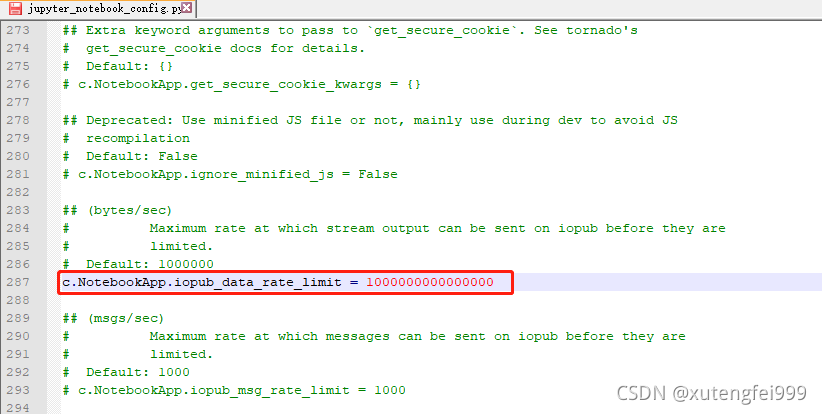jupyter运行报错IOPub data rate exceeded_jupyter rate limit exceeded. sleeping for 569 seco-CSDN博客