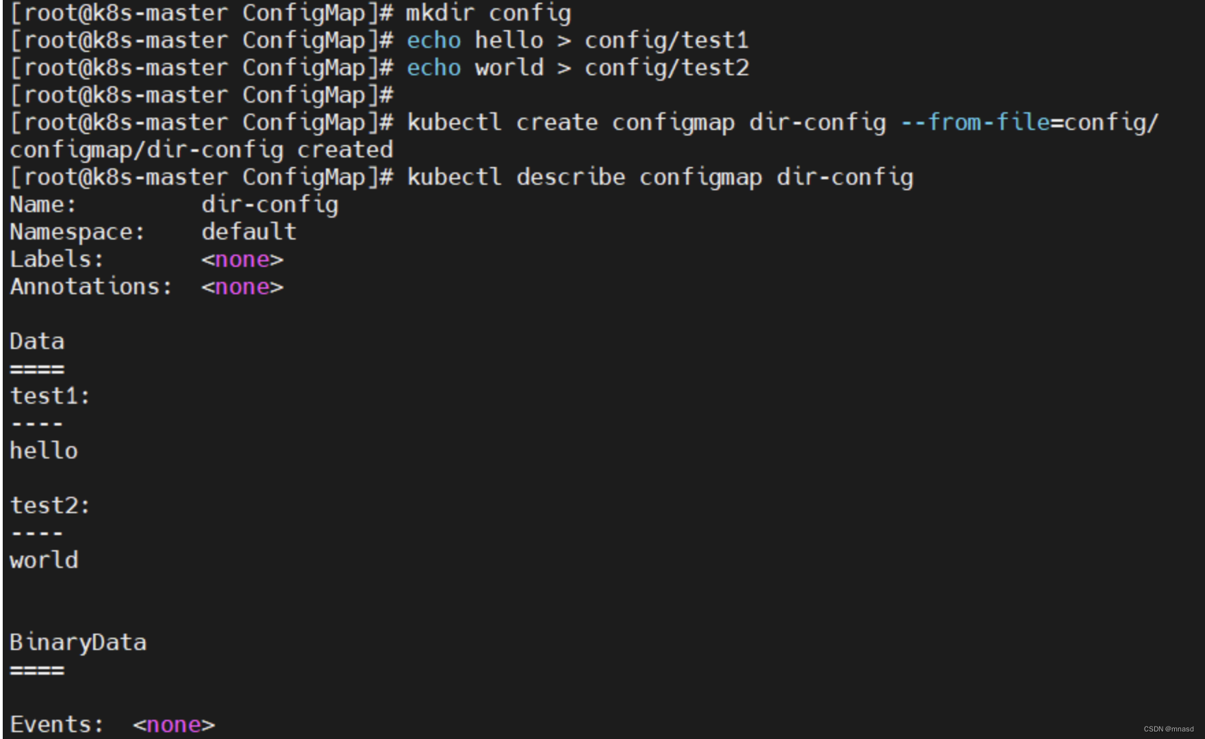 Kubernetes（k8s）ConfigMap详解及应用_kubectl get configmap-CSDN博客