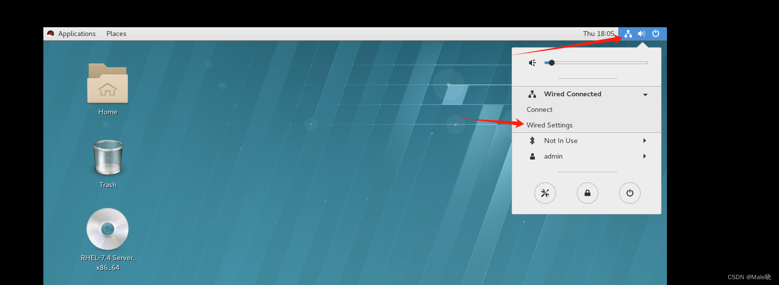 VM虚拟机Linux系统Redhat7.4版本进行网络配置_redhat虚拟机网络设置-CSDN博客