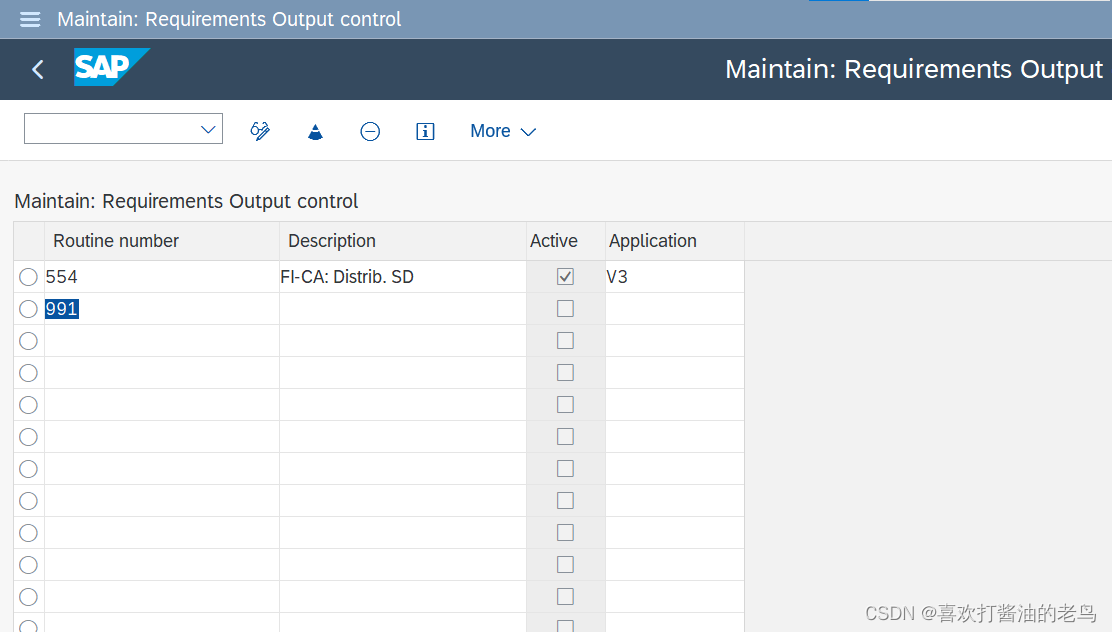 SAP MM Output Procedure中条件类型里的Requirement是在哪里定义的？_sap系统requirement no is blank,pls input-CSDN博客