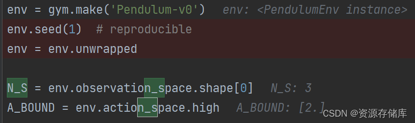 Gym环境运行的一些个人笔记，环境【Pendulum-v0】_gym pendulum-CSDN博客