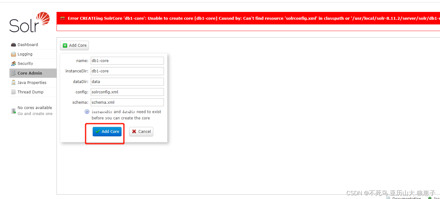 Solr（4）：Solr索引库说明及创建_solr创建索引-CSDN博客