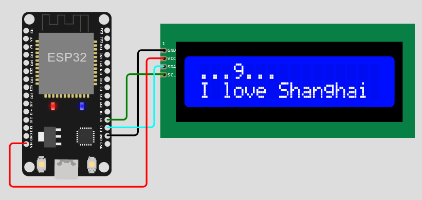 物联网开发笔记(25) 使用micropython开发esp32开发板之控制lcd1602显示屏micropython Esp32在