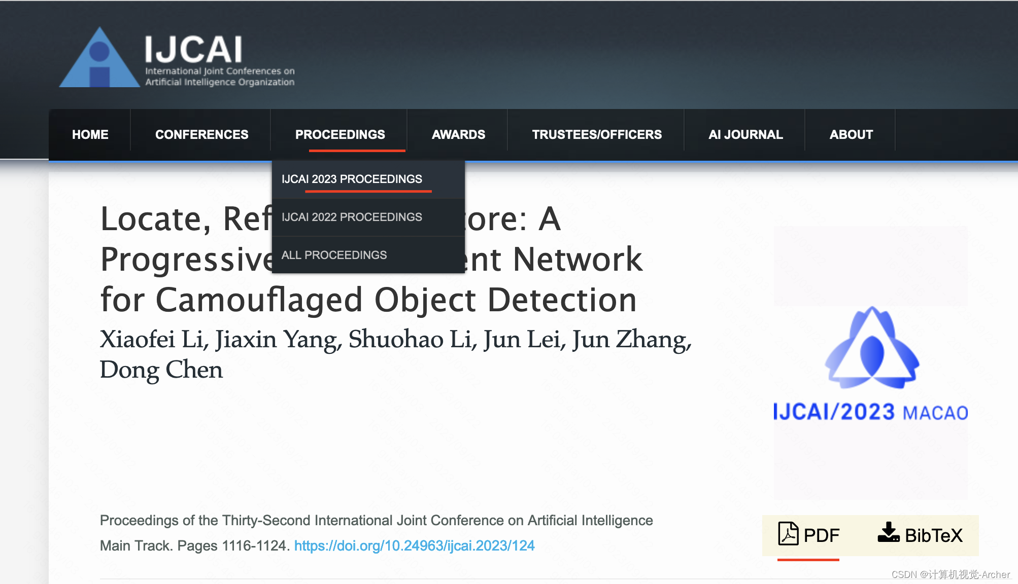 IJCAI论文查询办法_ijcai的论文在那查看-CSDN博客