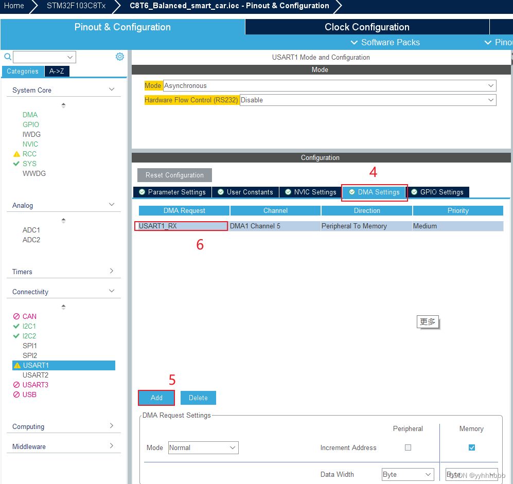 Hal库stm32开发之串口idle空闲中断dma接收不定长数据并修改数据实验7dma接收变长数据包串口idle中断使用 实验报告 Csdn博客