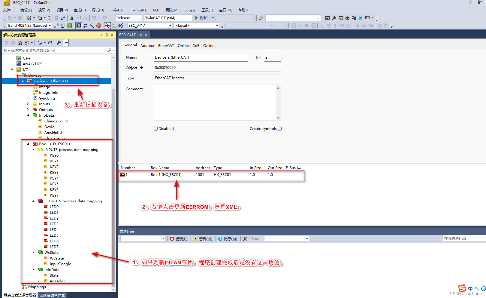 基于STM32F407-LAN9252的EtherCAT从站协议移植过程-CSDN博客