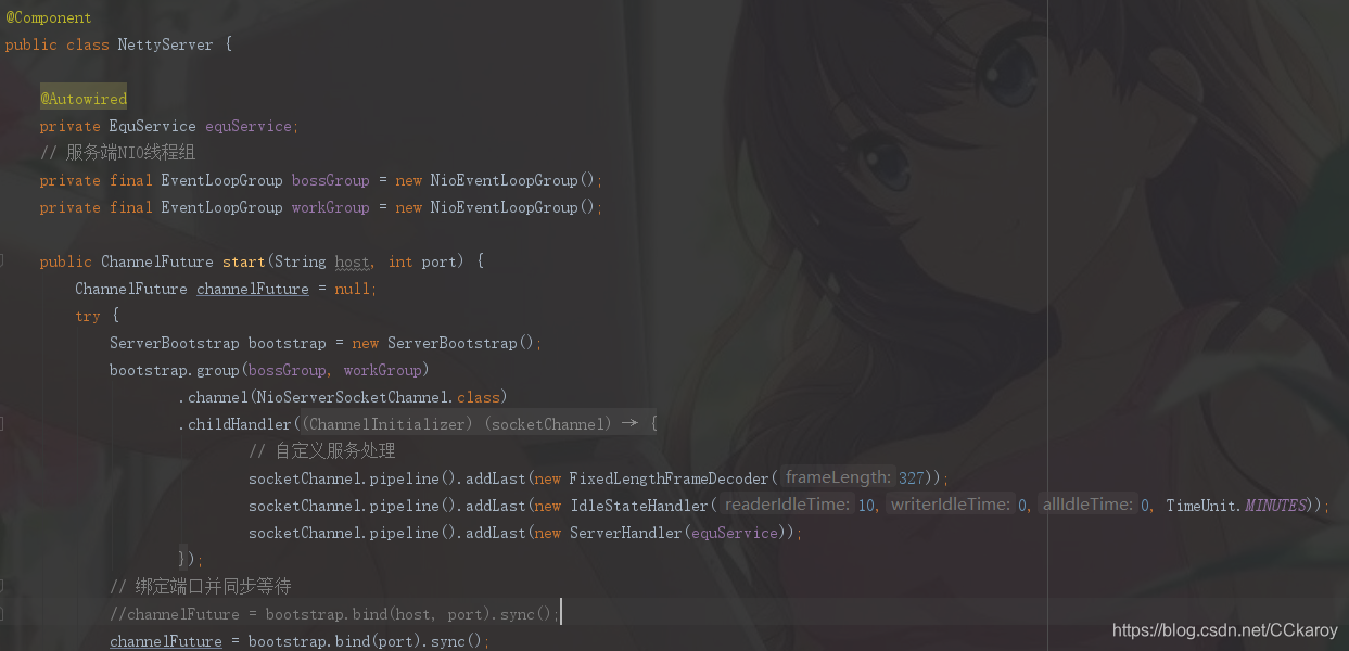 Springboot+Netty整合接收tcp消息_netty查看tcp连接-CSDN博客