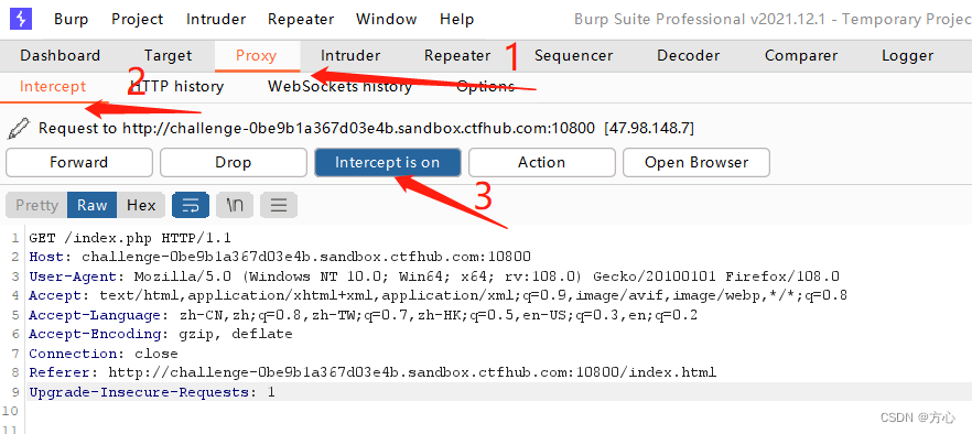 CTFHub技能树HTTP协议——302跳转_ctf302跳转-CSDN博客