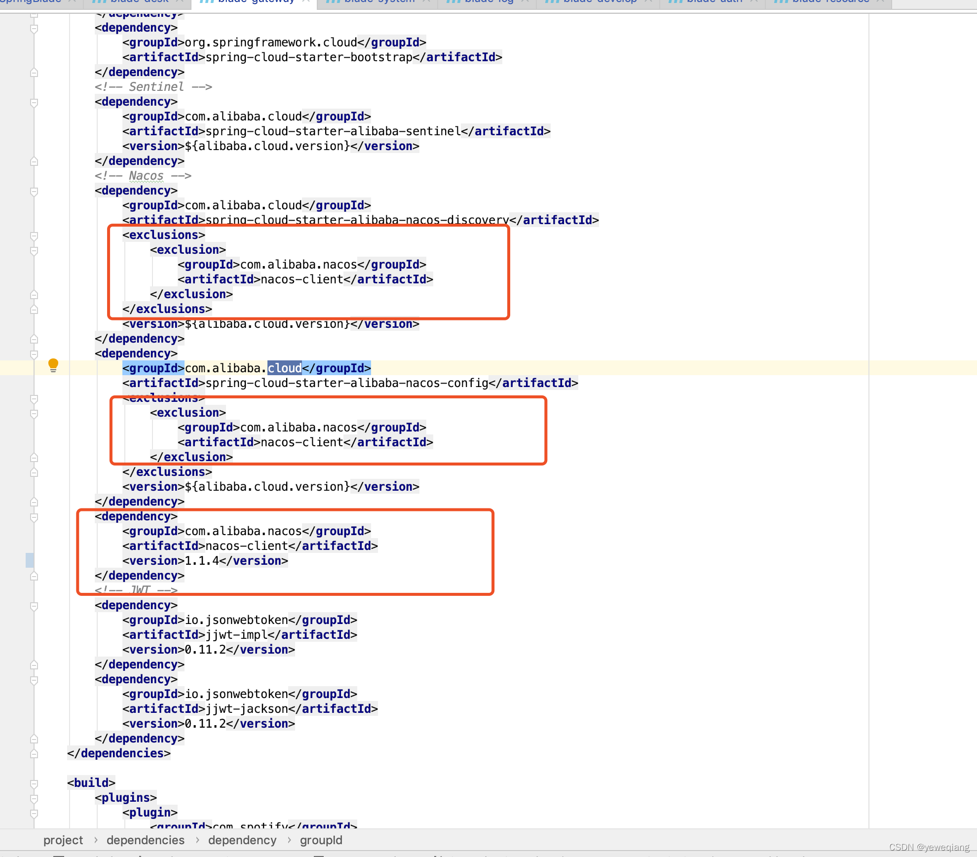 Springblade 开源版 关于启动报错org.reflections.ReflectionsException: could not create Vfs.Dir from url 问题 ...