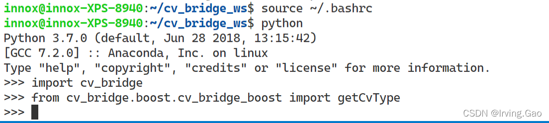 ROS——在Ubuntu18.04下基于ROS Melodic编译python3的cv_bridge_ros melodic python3 ...