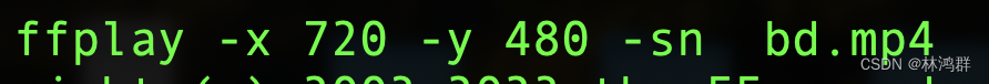 FFplay播放参数详解决及示例_ffplayer-CSDN博客