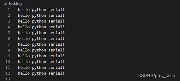 1317_使用pyserial通过python读取串口数据显示的同时记录log文件_pyserial读取串口数据-CSDN博客