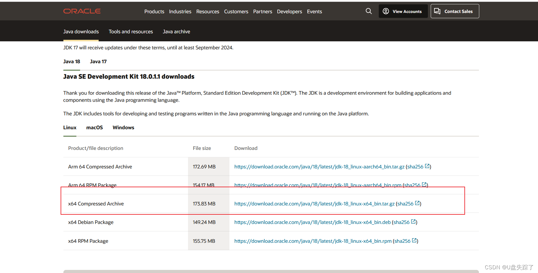 Linux Centos7 安装JAVA jdk18_centos7安装java18-CSDN博客