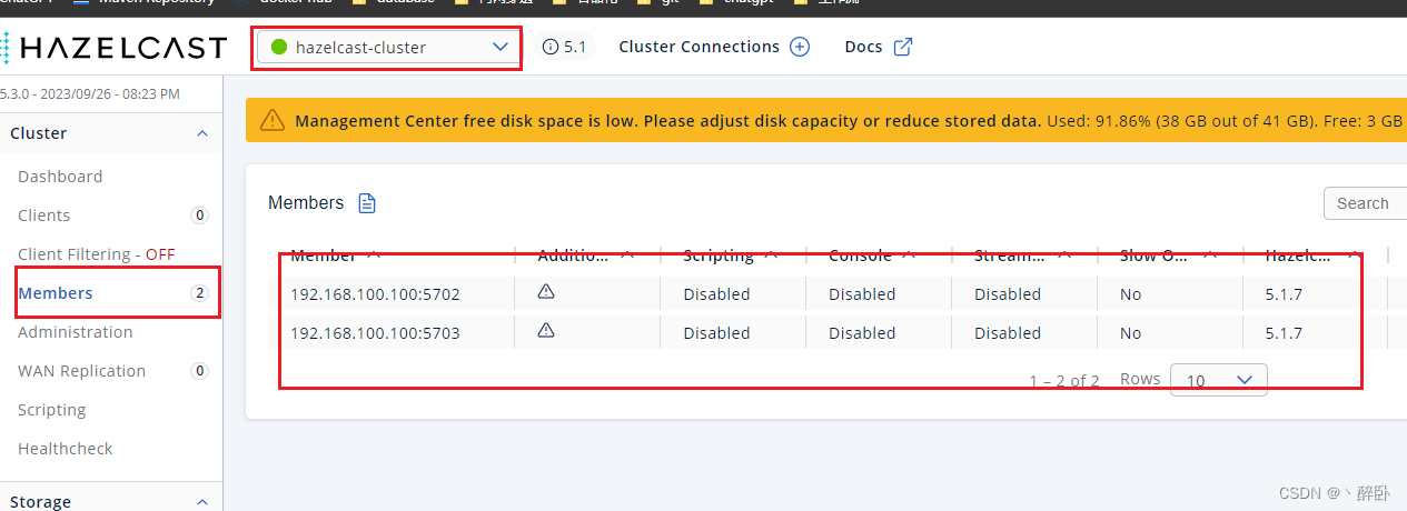 Hazelcast系列(四)：hazelcast管理中心_hazelcast management center-CSDN博客