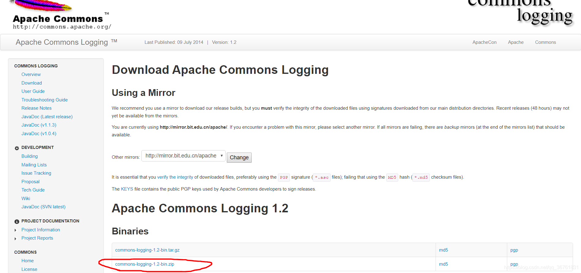 获取以及配置Common BeanUtils 和 Commons-Logging jar包_commons-logging-4.0.1.jar-CSDN博客