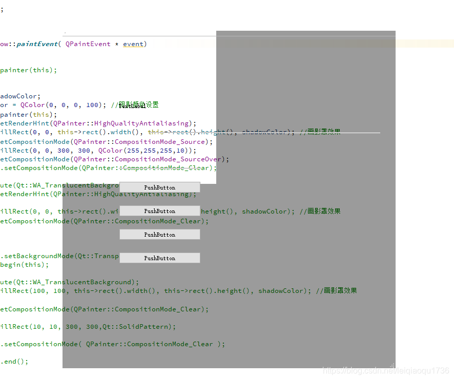 【QT】FillRect填充的区域实现部分区域透明_qt fillrect-CSDN博客