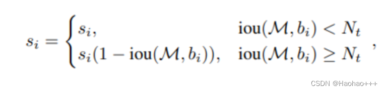 NMS与Soft NMS算法解析以及numpy实现-CSDN博客