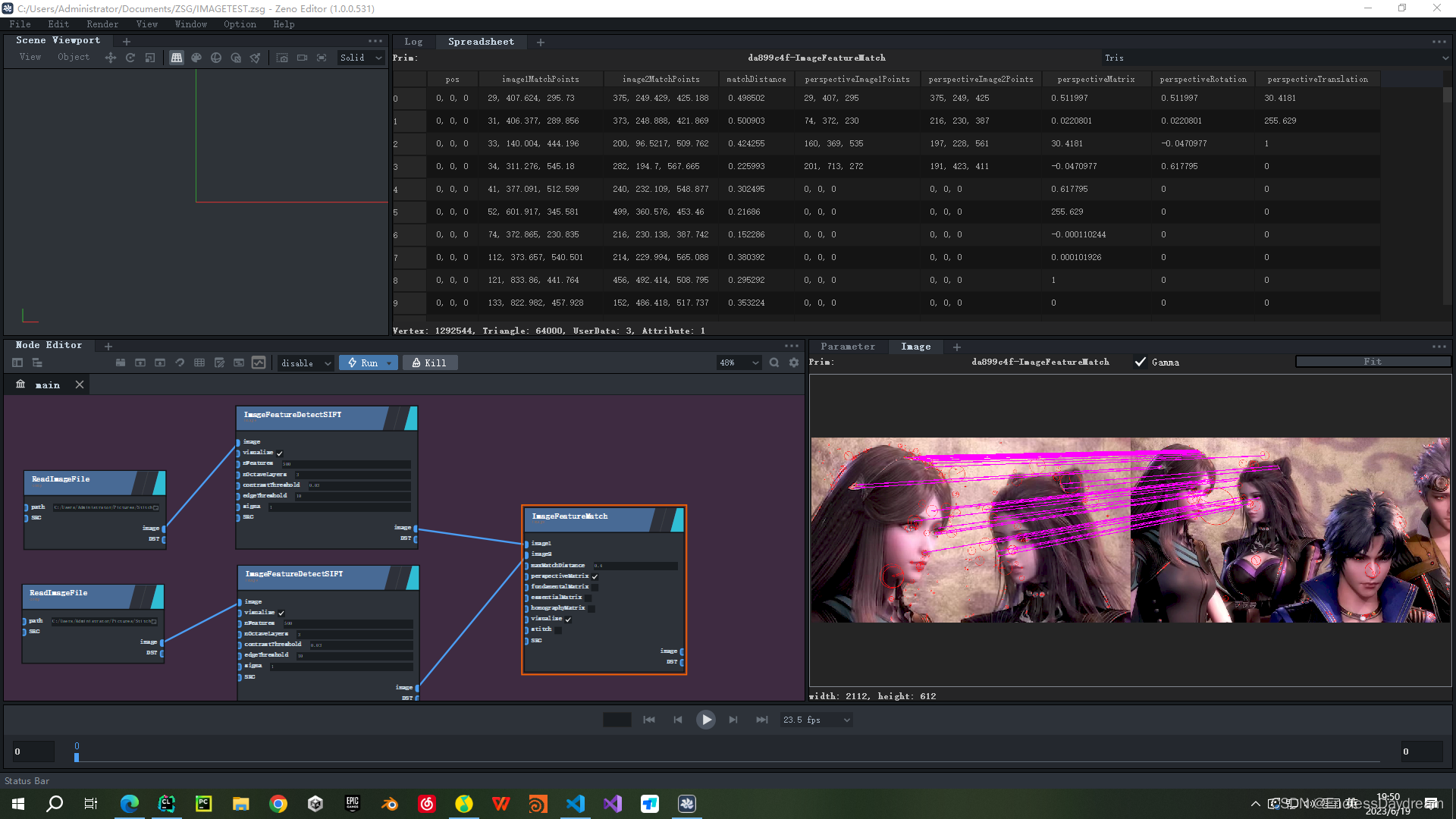 【开发日志】2023.06 ZENO----ObjectRecog----imageFeatureMatch 、PoseEstimation-Matrix-CSDN博客