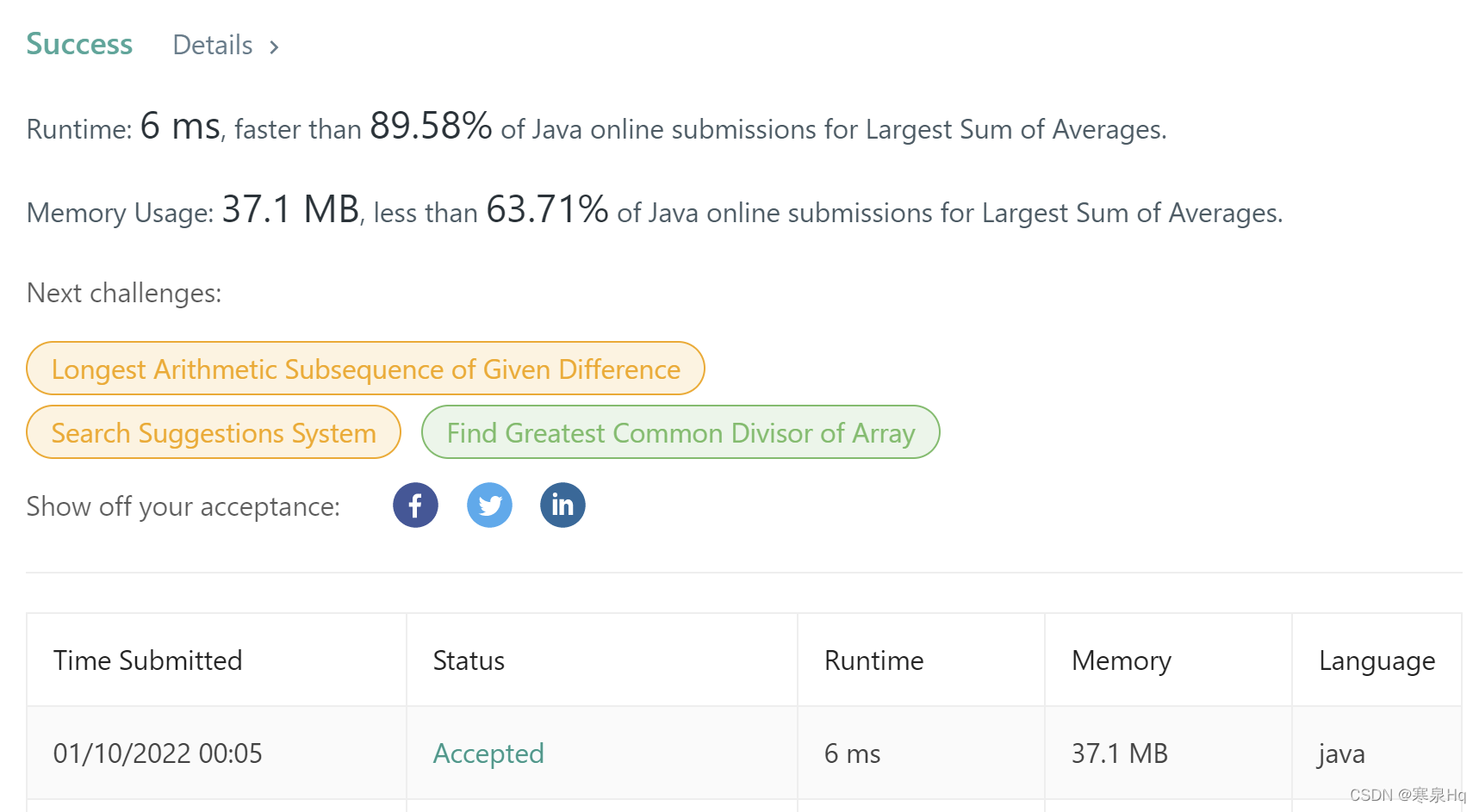 leetcode 813. Largest Sum of Averages | 813. 最大平均值和的分组（暴力递归-＞傻缓存-＞DP）_leetcode813-CSDN博客