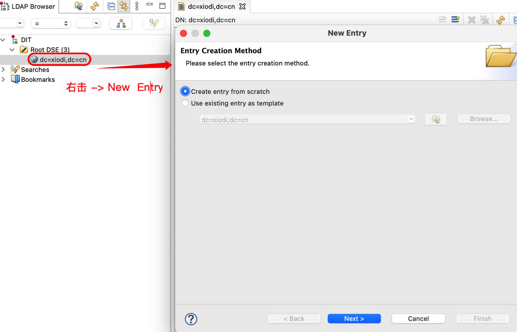 使用 Apache Directory Studio客户端工具创建 OpenLdap用户和组_apache directory syudio 连接openldap-CSDN博客