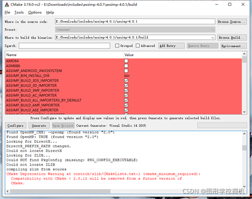 LearnOpenGL教程 模型加载库Assimp 遇到问题_assimp cmake错误-CSDN博客