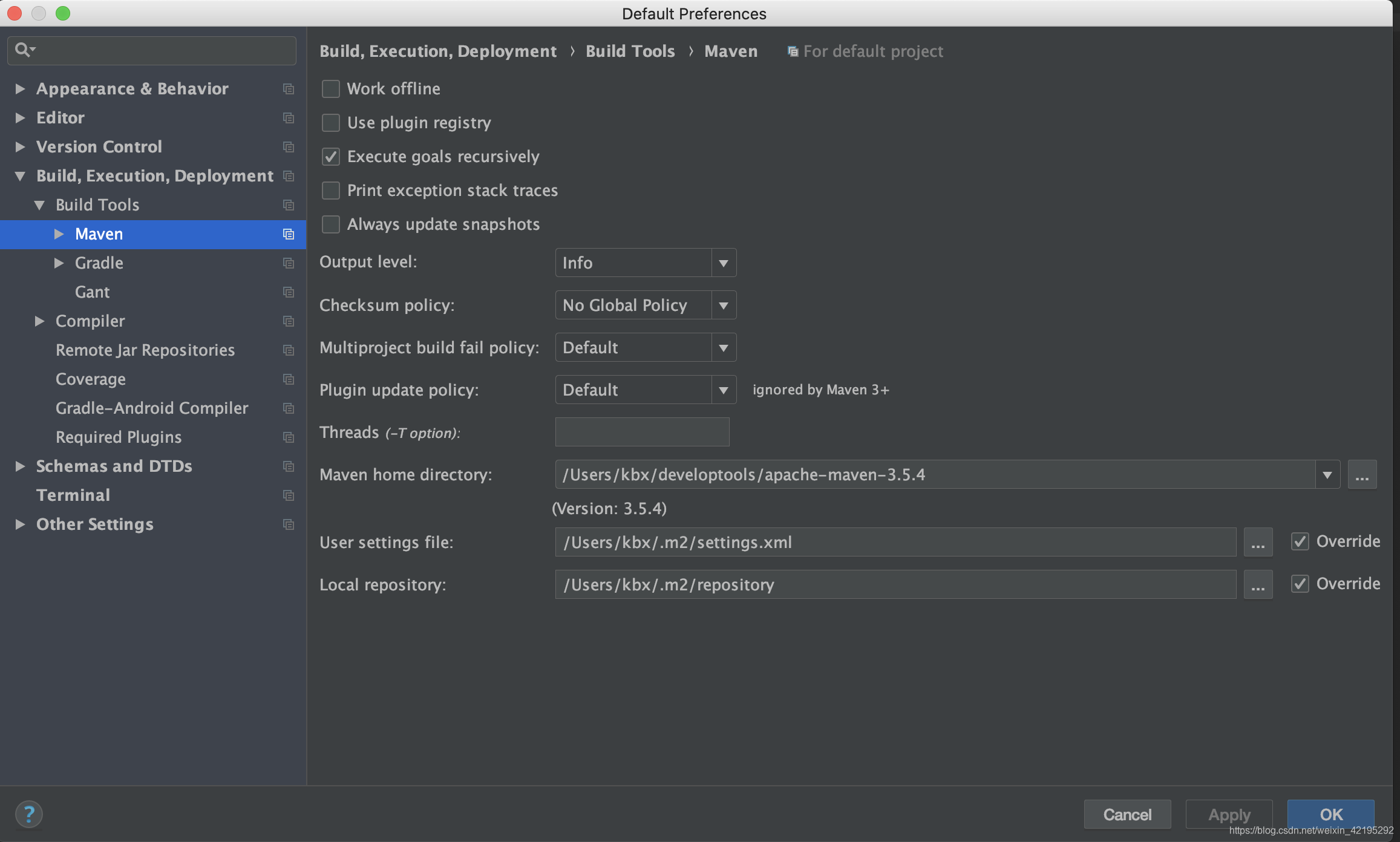 Mac下的maven配置settings.xml文件（全局配置和项目配置）_mac maven setting.xml-CSDN博客