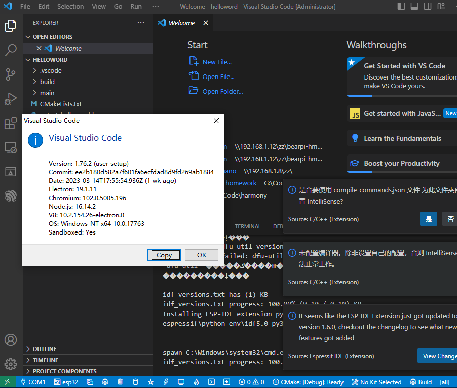 VScode+ESP32-IDF的使用_mac vscode配置esp32idf-CSDN博客