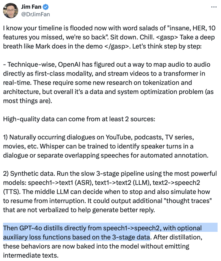 技术解析 GPT-4o：即时语音交互的突破与 GenAI 发展策略_gpt-4o技术方案-CSDN博客