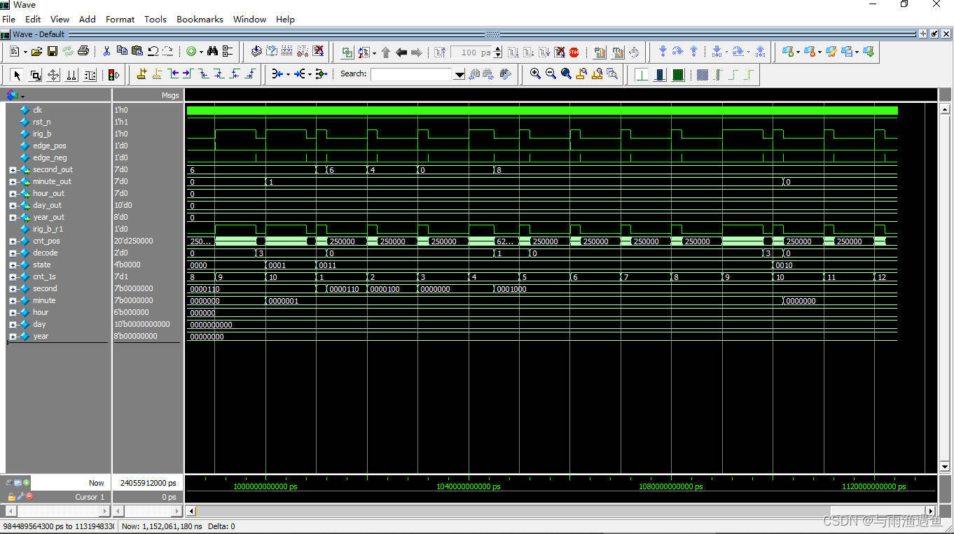 FPGA学习verilog实现b码解码_verliog写b码解析-CSDN博客