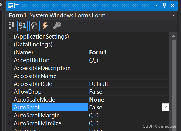 C#界面里的winform AutoScroll属性-CSDN博客