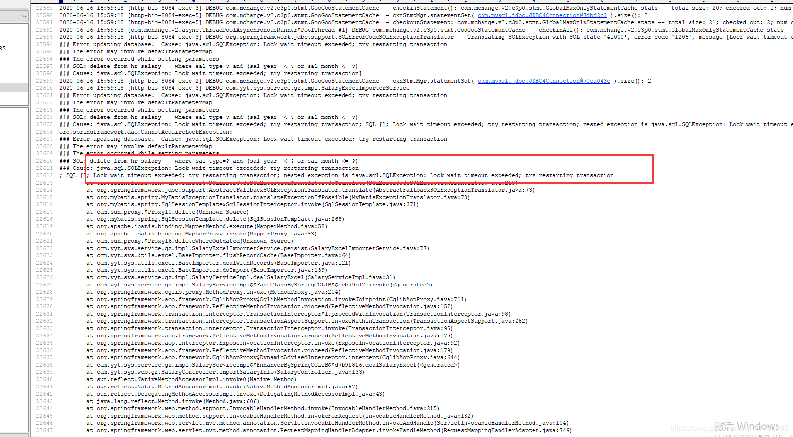 Lock wait timeout exceeded， try restarting transaction_delete lock wait timeout exceeded; try ...