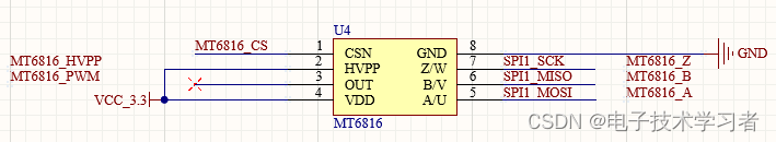 步进电机驱动(Xdrive)学习2.1- MT6816 磁编码器-CSDN博客