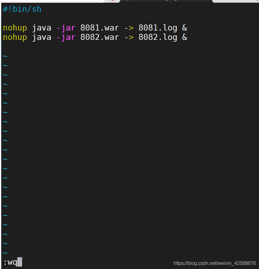 Linux项目部署、后台启动和终止运行及查看日志信息_MQ_linux showdoc 部署与启动与停止-CSDN博客