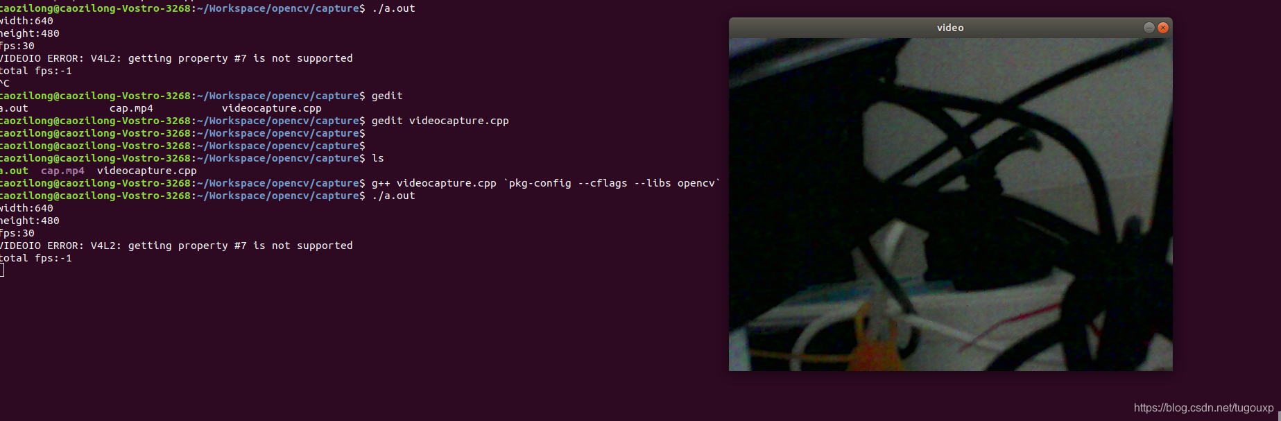 OpenCV摄像头视频流处理：帧宽高、FPS获取与实时显示-CSDN博客