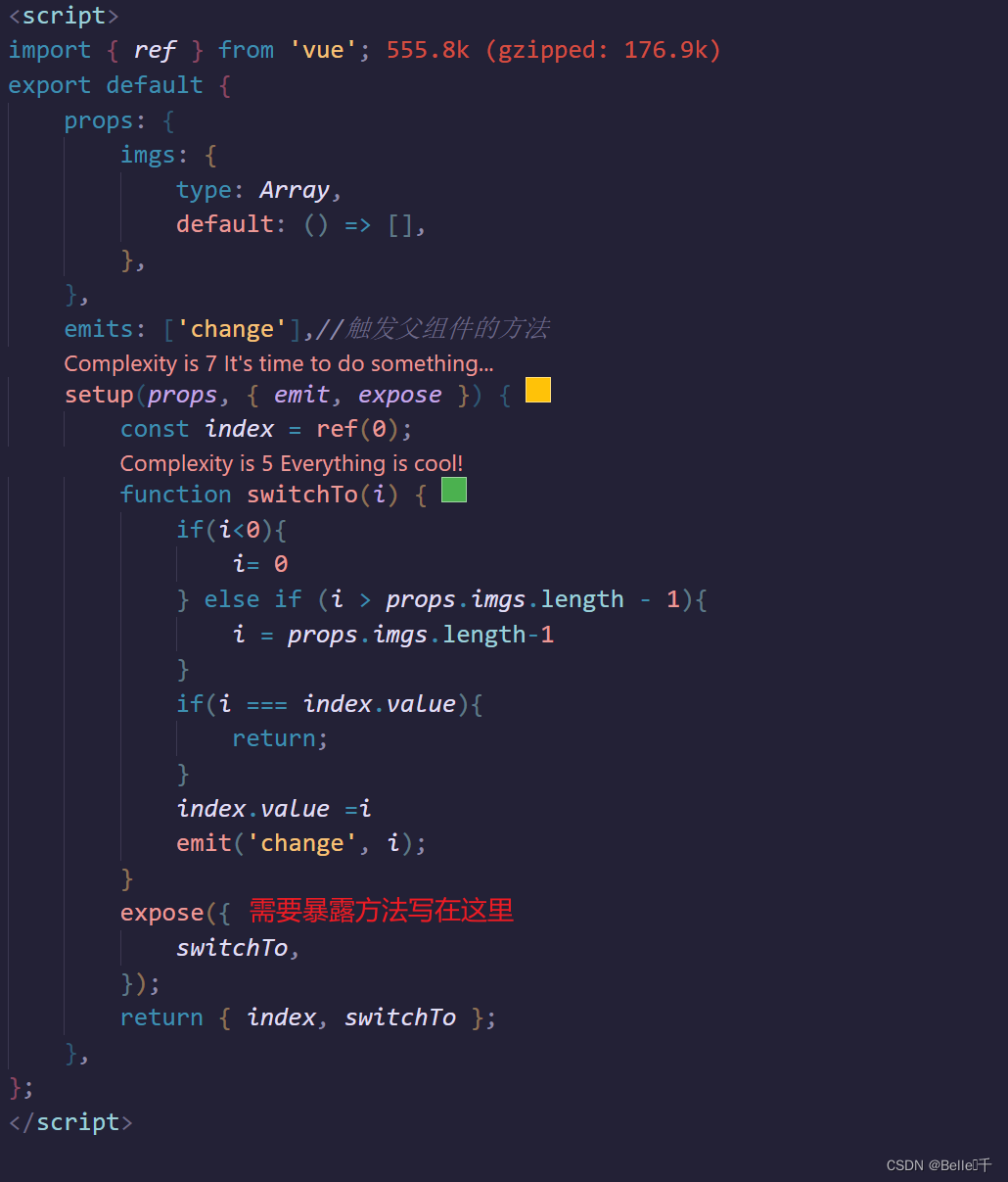 Vue3 Setup语法糖使用以及对比不用语法糖写法仅供学习vue3不用setup语法糖 Csdn博客
