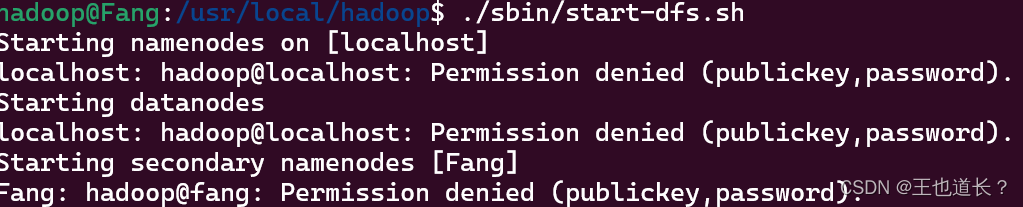 WSL（ubuntu）下安装hadoop单节点_wsl hadoop-CSDN博客
