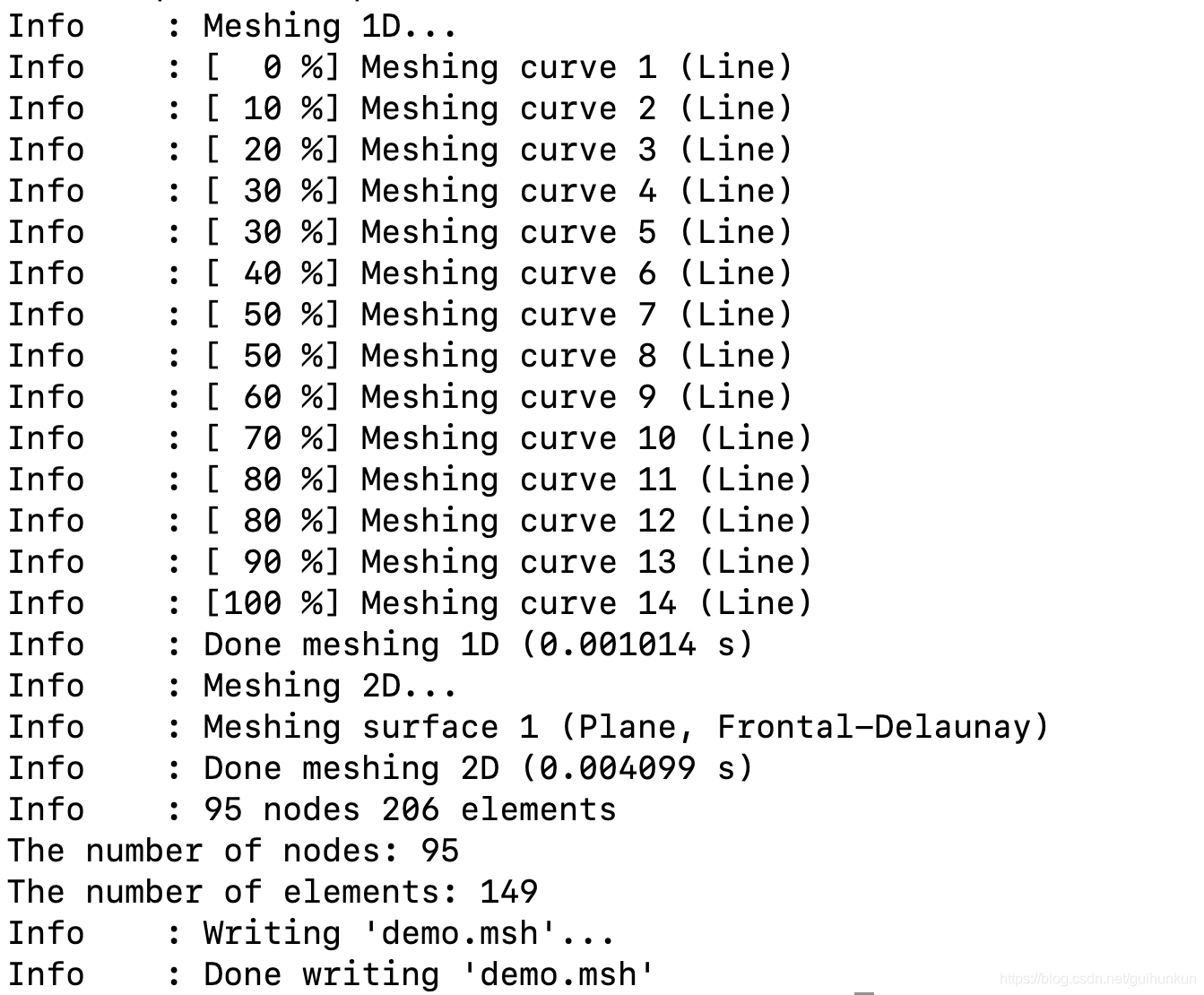 Gmsh剖二维网格教程附代码_call gmsh%model%mesh%getnodes-CSDN博客