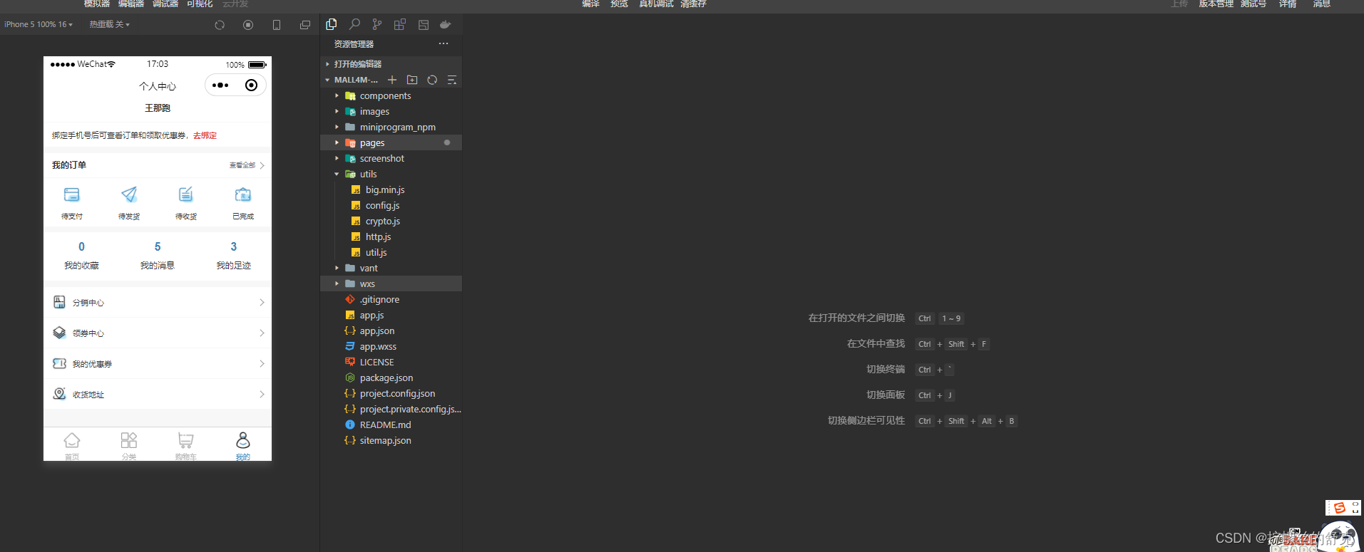 mall4j商城小程序-小程序端启动_mall4j小程序-CSDN博客